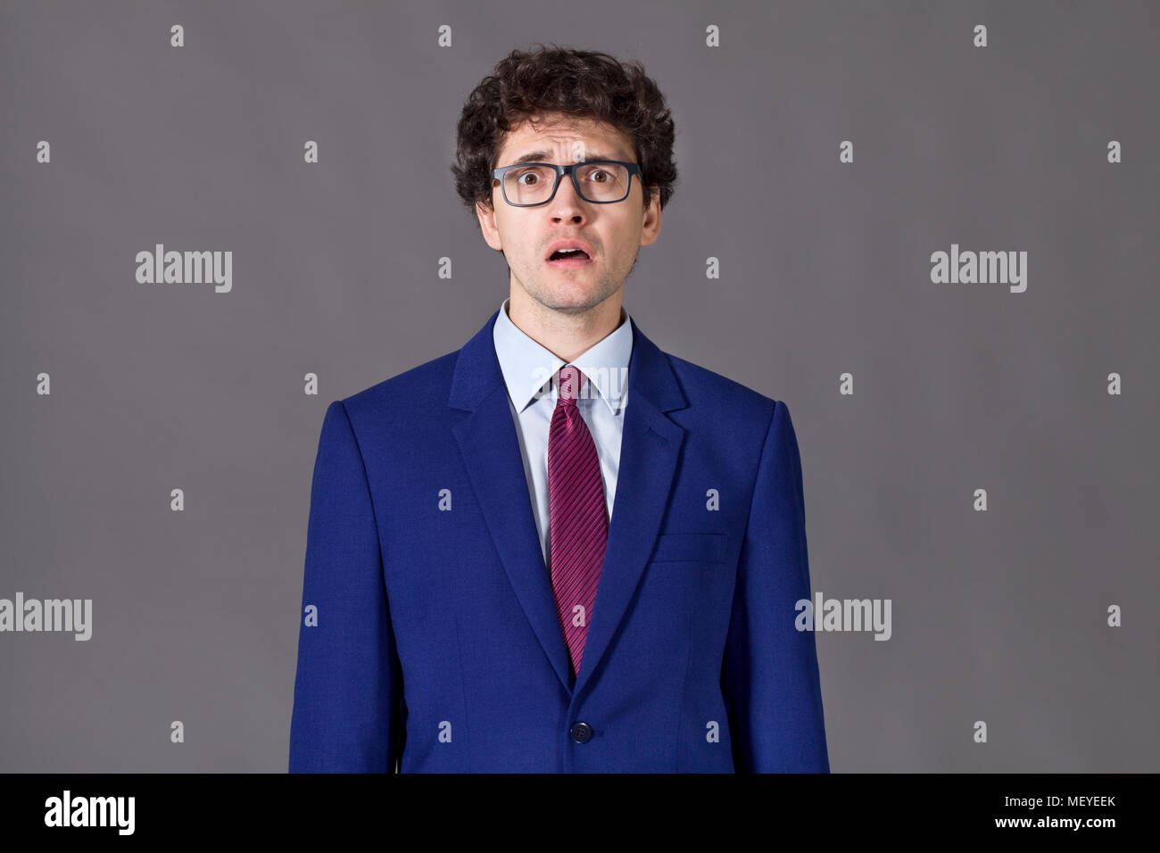 Emotional boy funny hair hi-res stock photography and images - Alamy