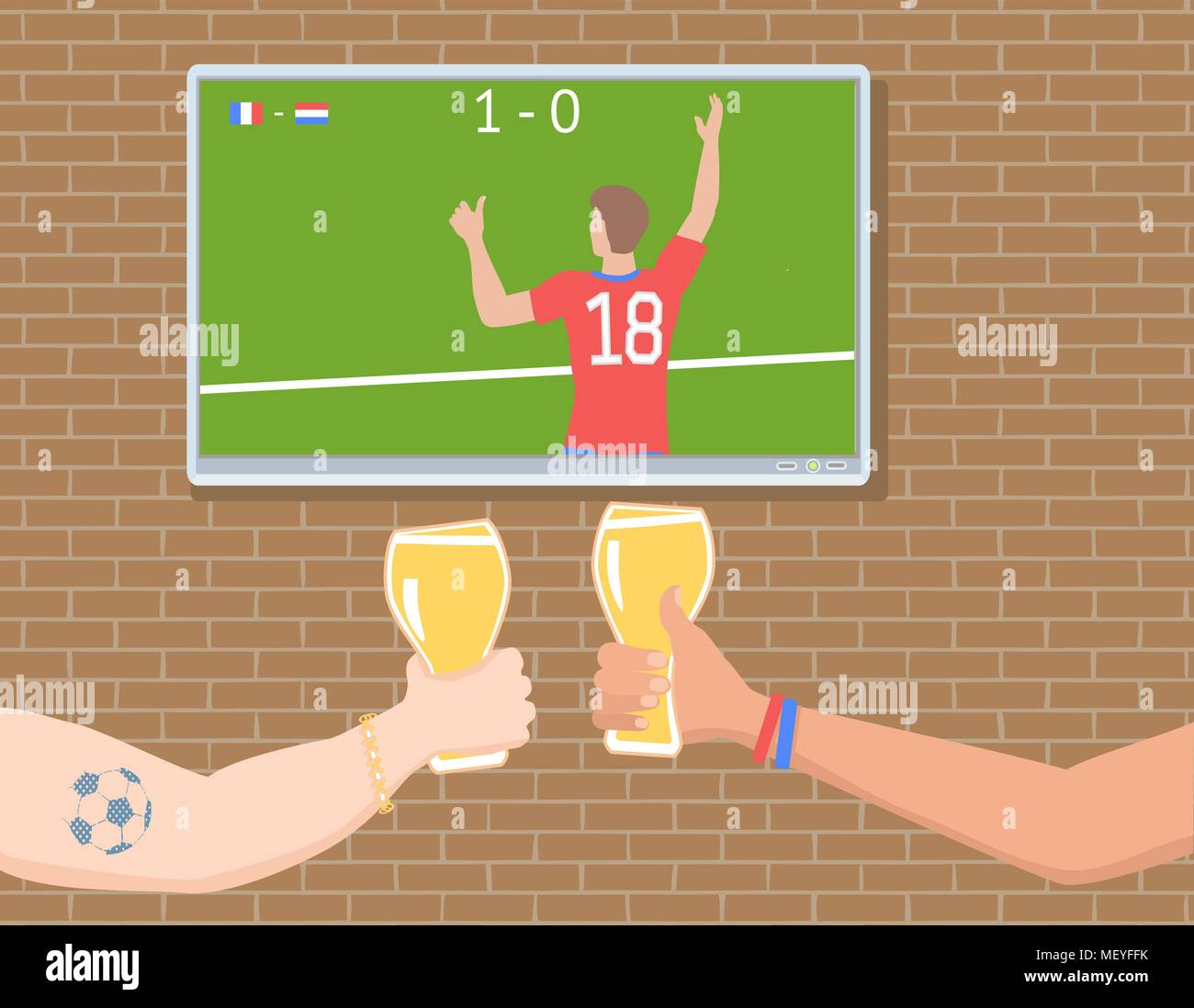 Cheers bar Stock Vector Images - Alamy