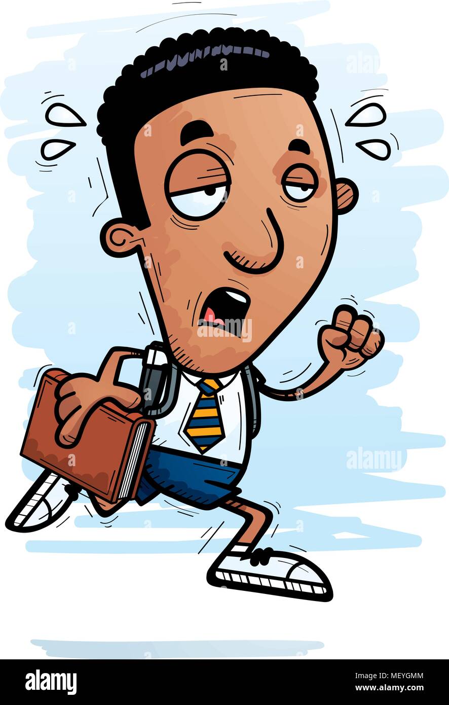 Tired Student Cartoon