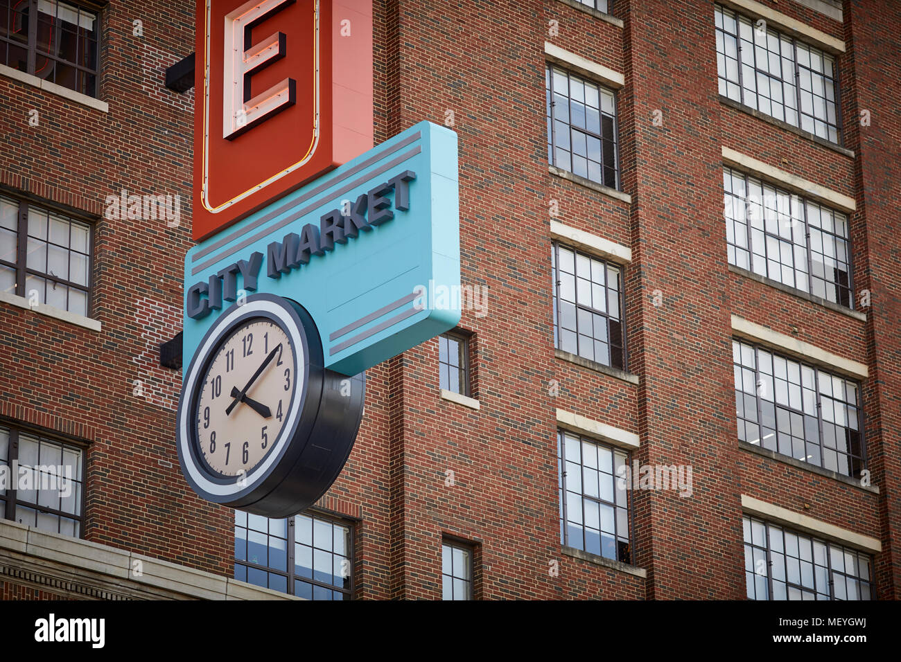 Atlanta capital of the U.S. state of Georgia, Ponce City Market sign ...
