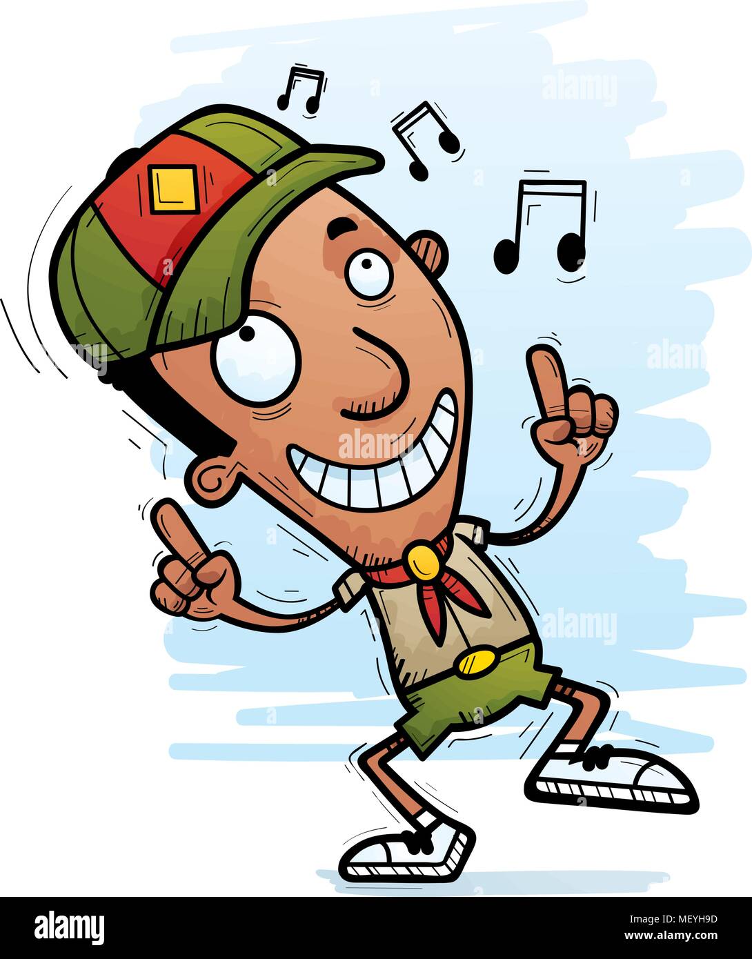 Black boy scout Stock Vector Images - Alamy