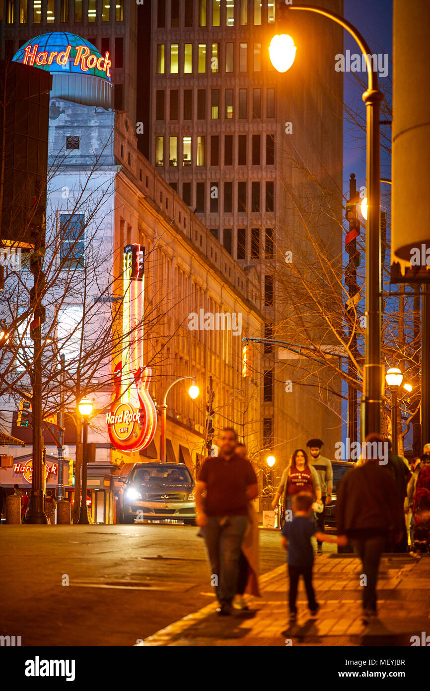 Hard rock cafe guitar neon hi-res stock photography and images - Alamy