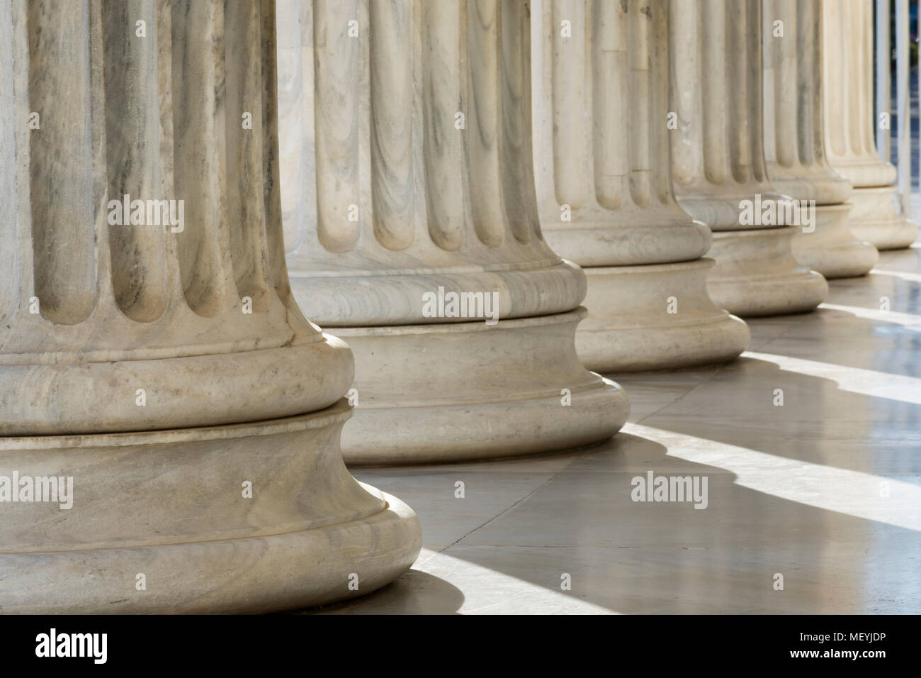 marble columns in zapio building in athens Stock Photo - Alamy