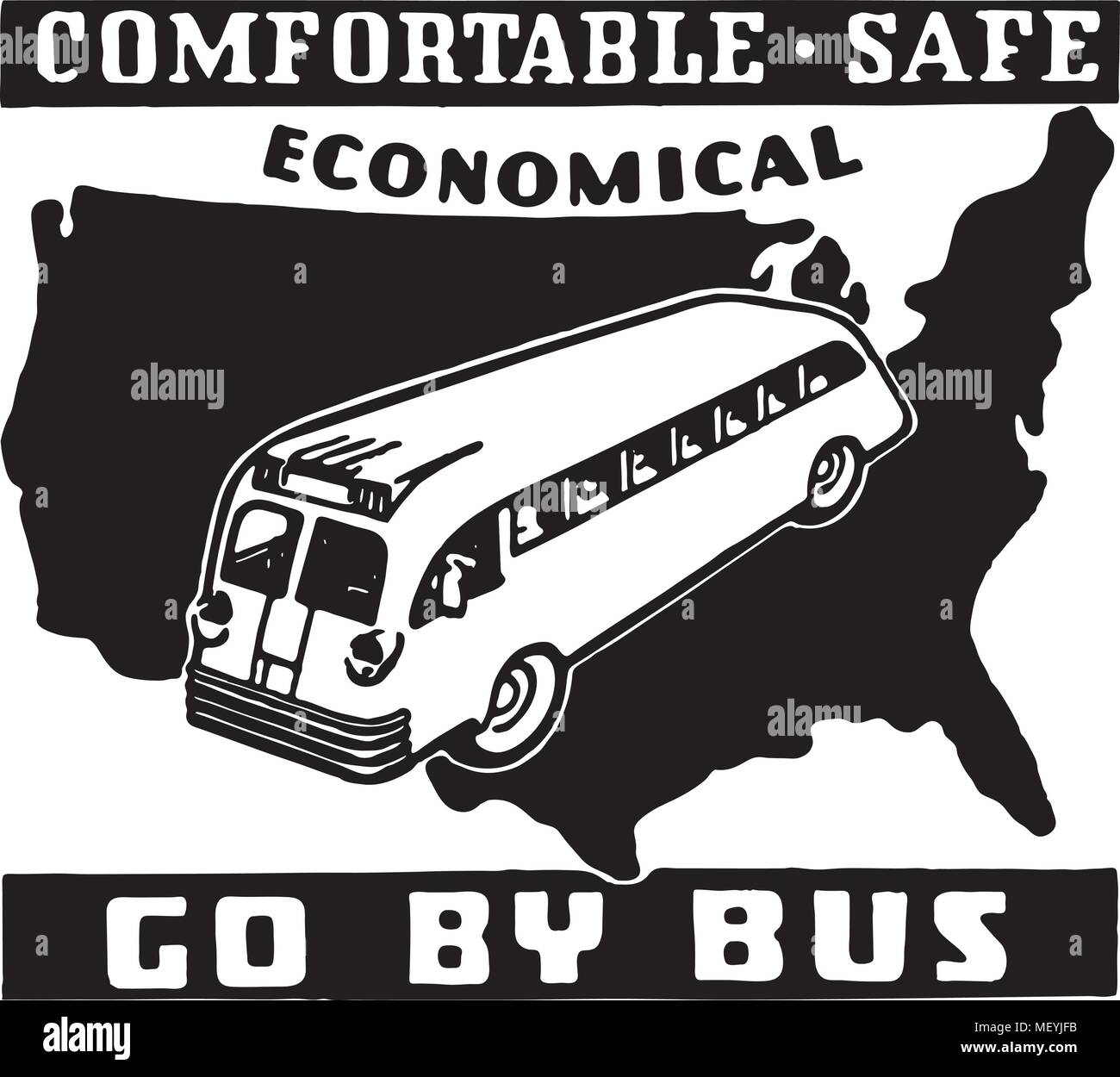 1940s vintage bus Stock Vector Images - Alamy