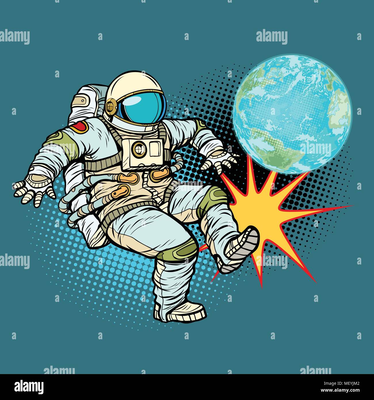 Vintage cosmic world retro vintage hi-res stock photography and images ...