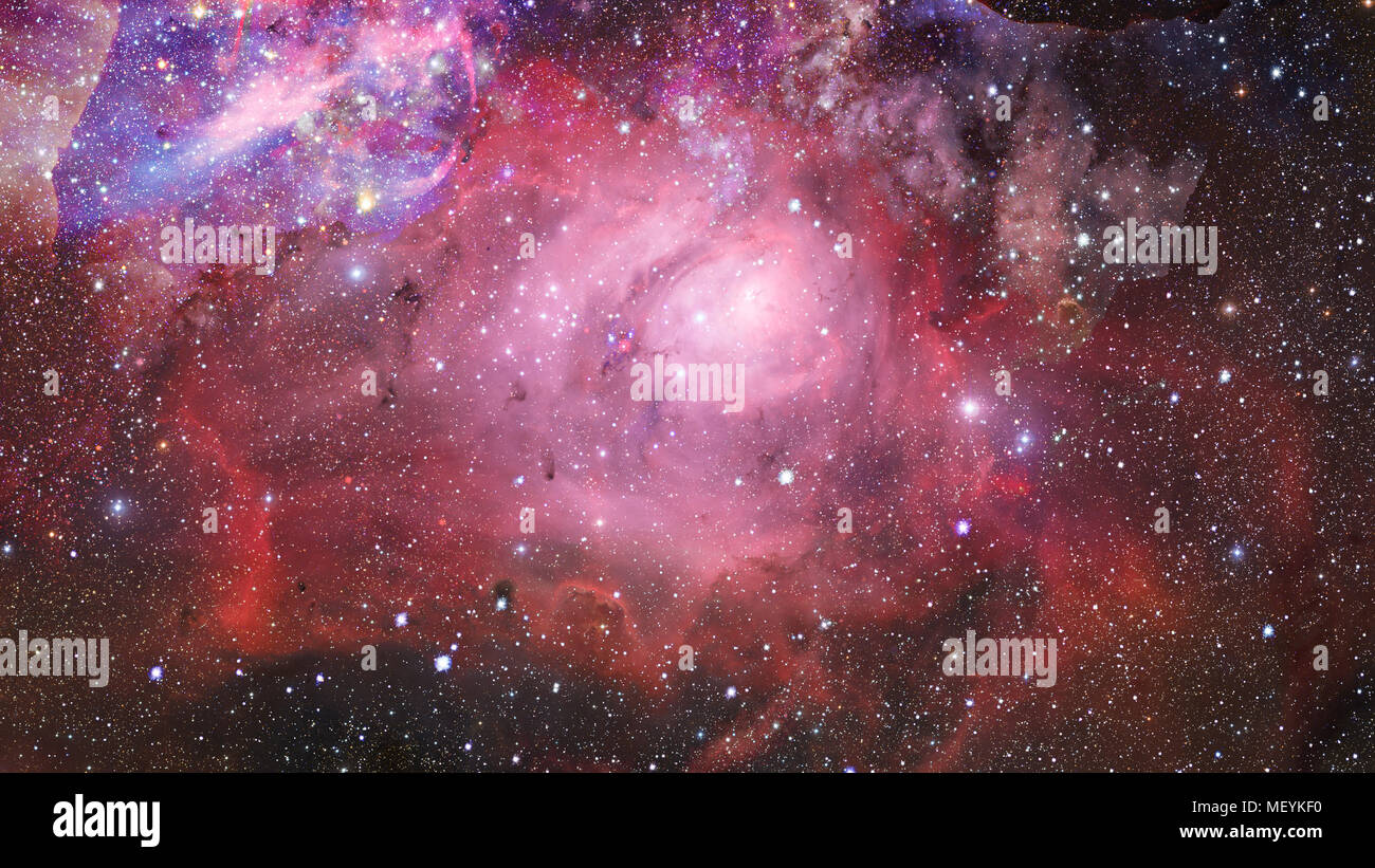 Universe filled with stars, nebula and galaxy. Elements of this image ...