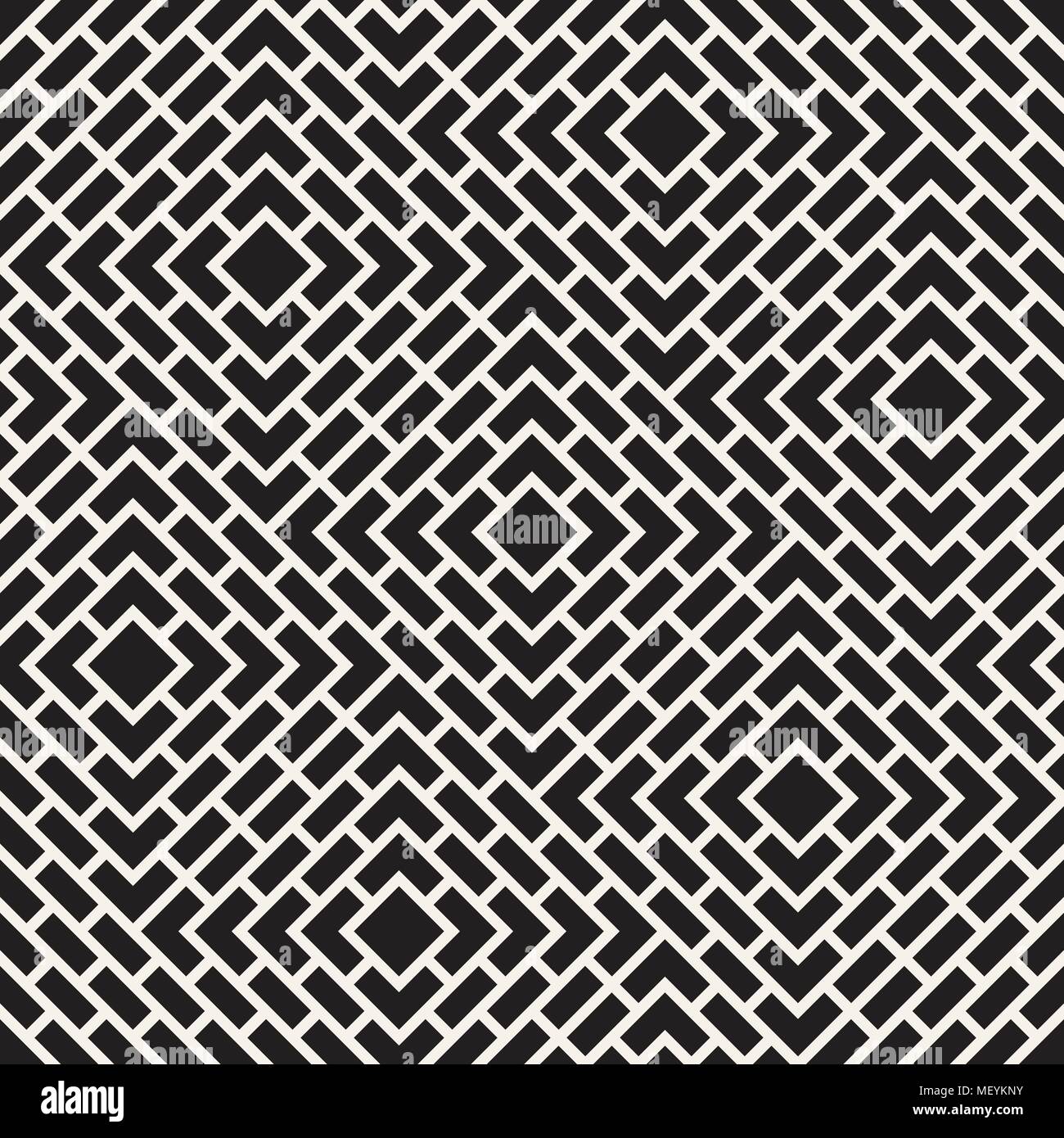 Vector seamless lines mosaic pattern. Modern stylish abstract texture ...