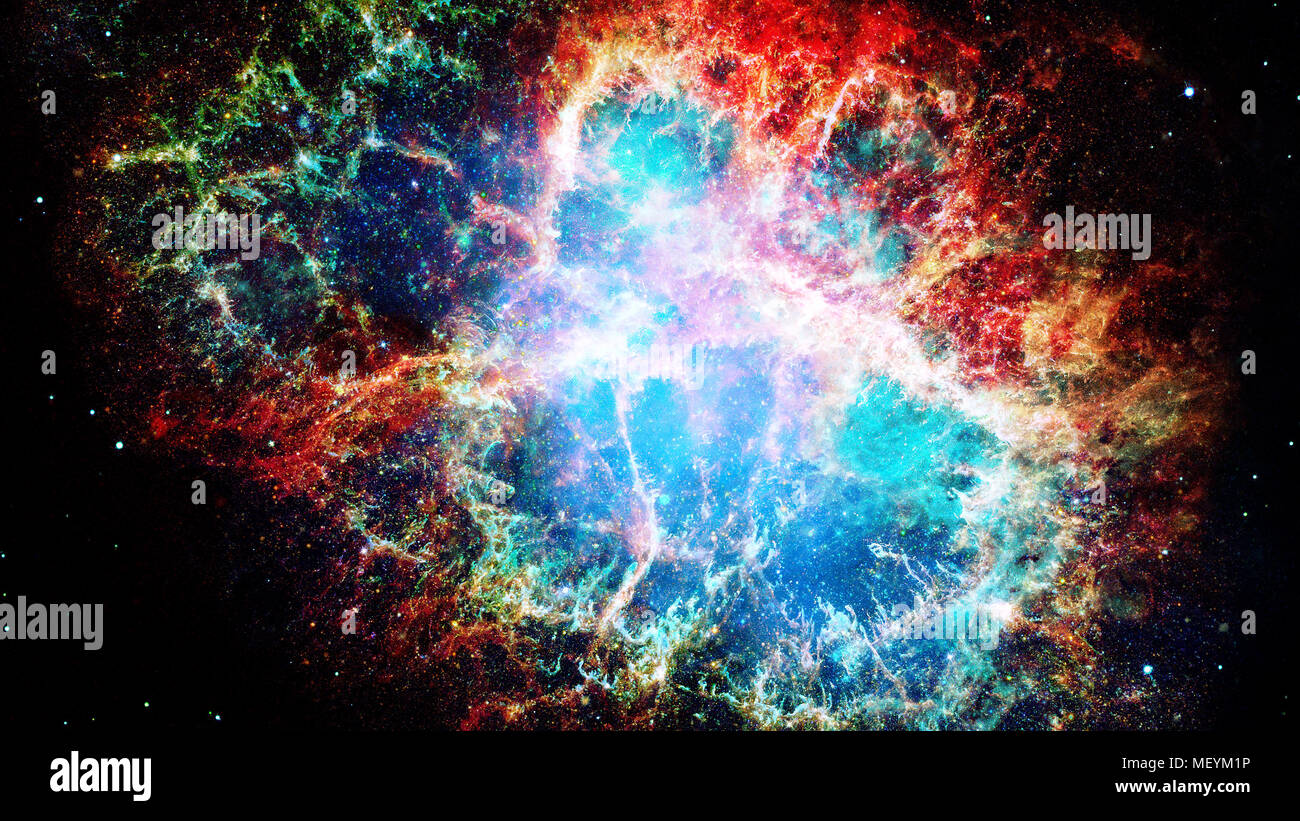 Beautiful nebula and Galaxy. Elements of this Image Furnished by NASA ...