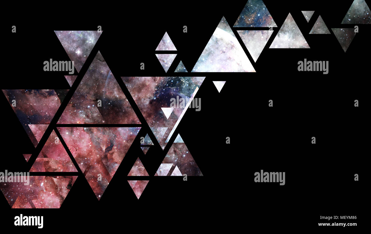 Space and geometry design. Minimal art concept. Abstract background ...