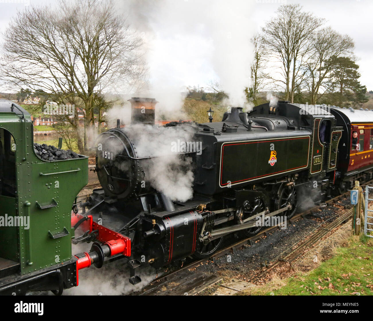 Severn valley Railway, England UK, 1940s appearance, WWII, WW2, Scenery ...
