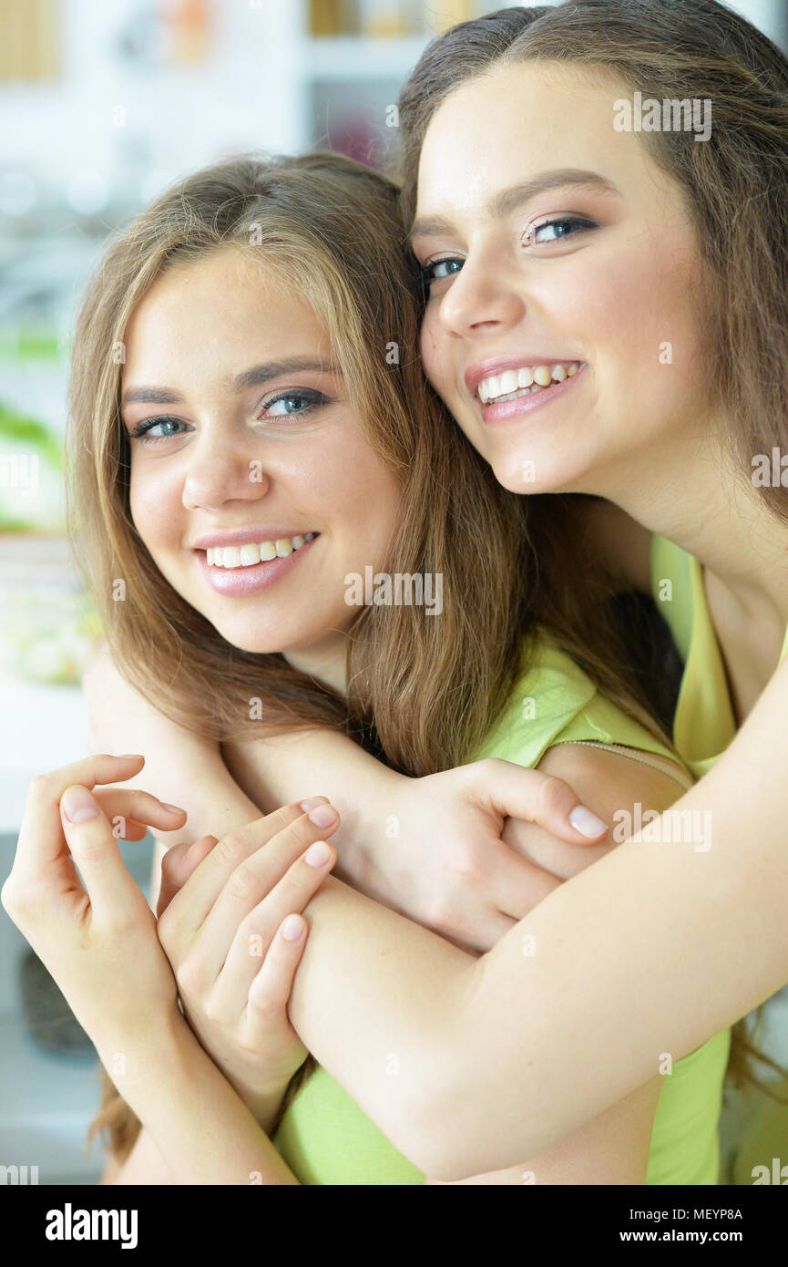two young girls Stock Photo - Alamy