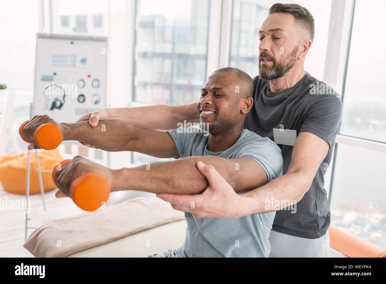 Enjoying the exercise hi-res stock photography and images - Alamy