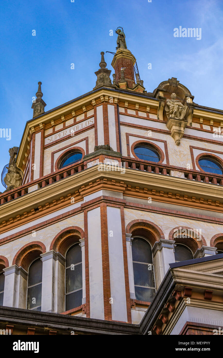 Dome of the basilica of San Gervasio e Protasio in Rapallo, Italy Stock ...