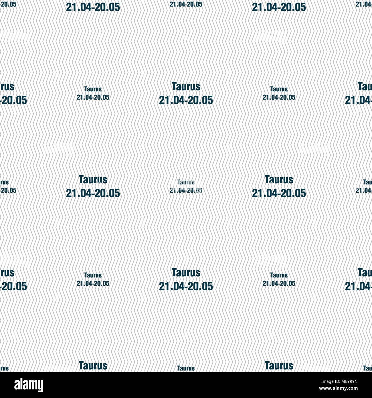 Taurus sign. Seamless pattern with geometric texture. Vector ...