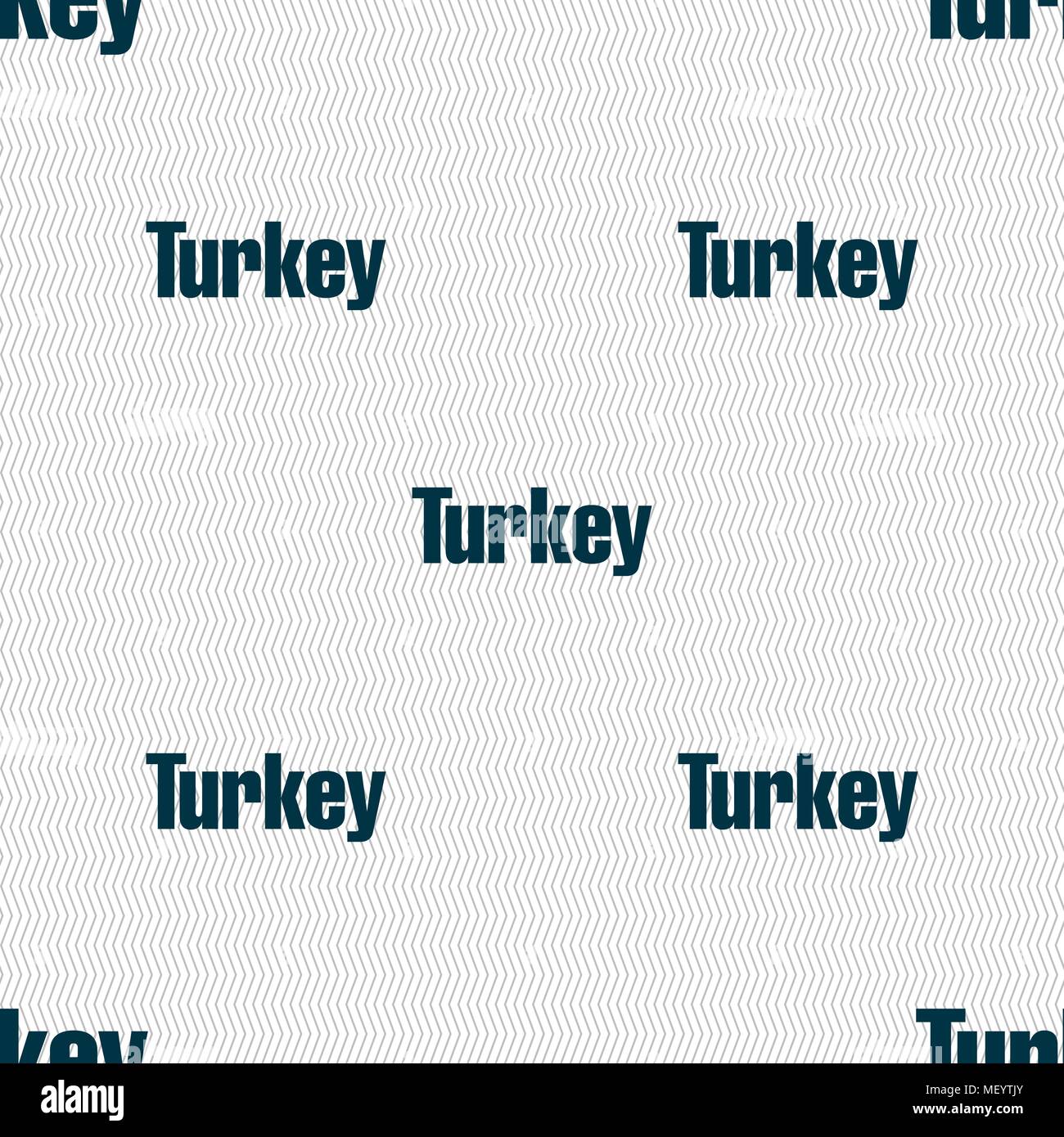 Turkey sign. Seamless pattern with geometric texture. Vector ...