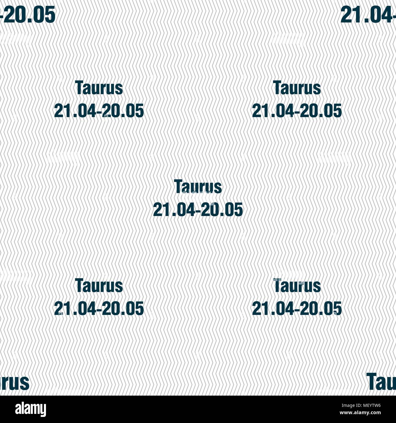 Taurus sign. Seamless pattern with geometric texture. Vector ...