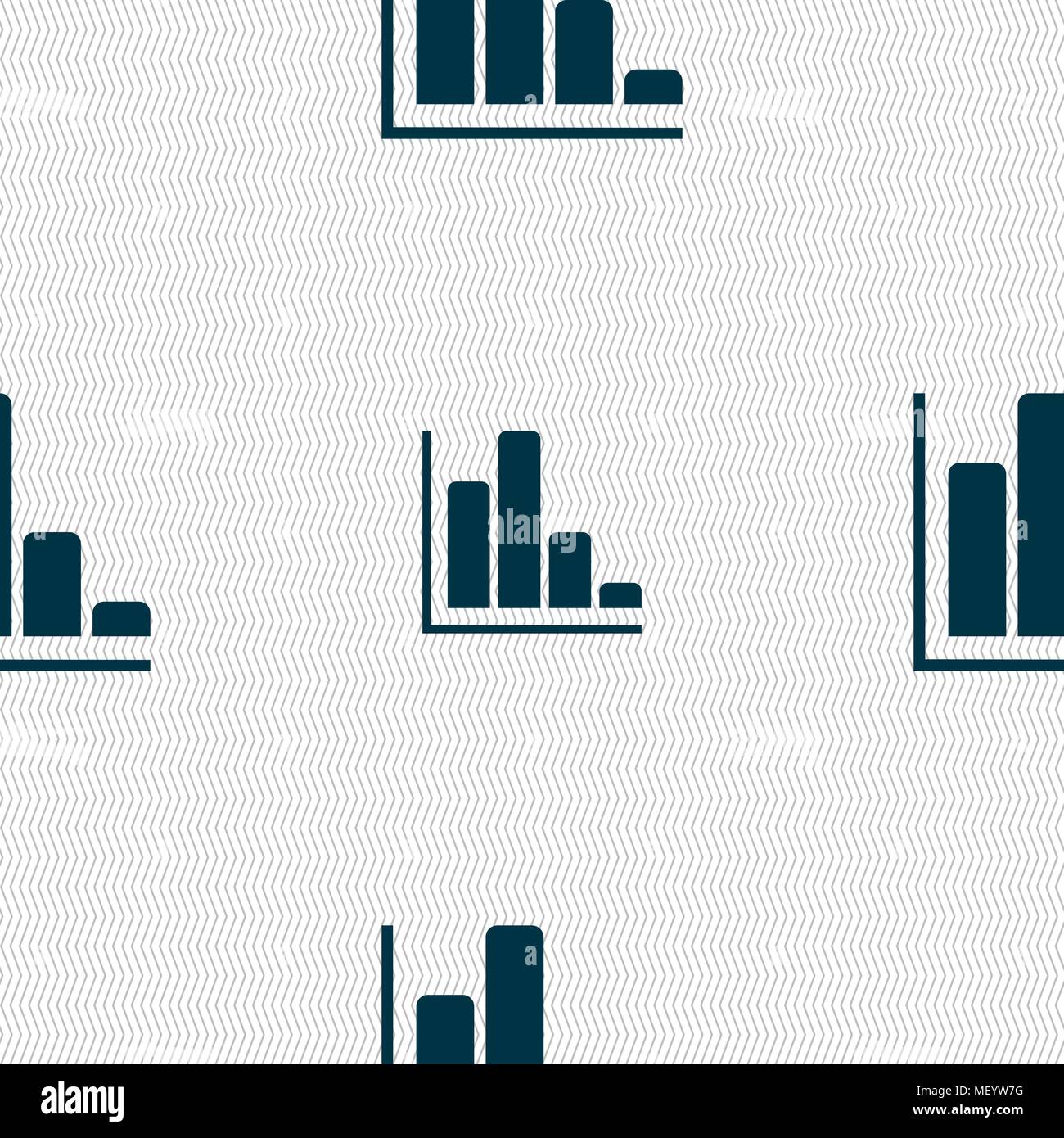 Infographic icon sign. Seamless pattern with geometric texture. Vector ...