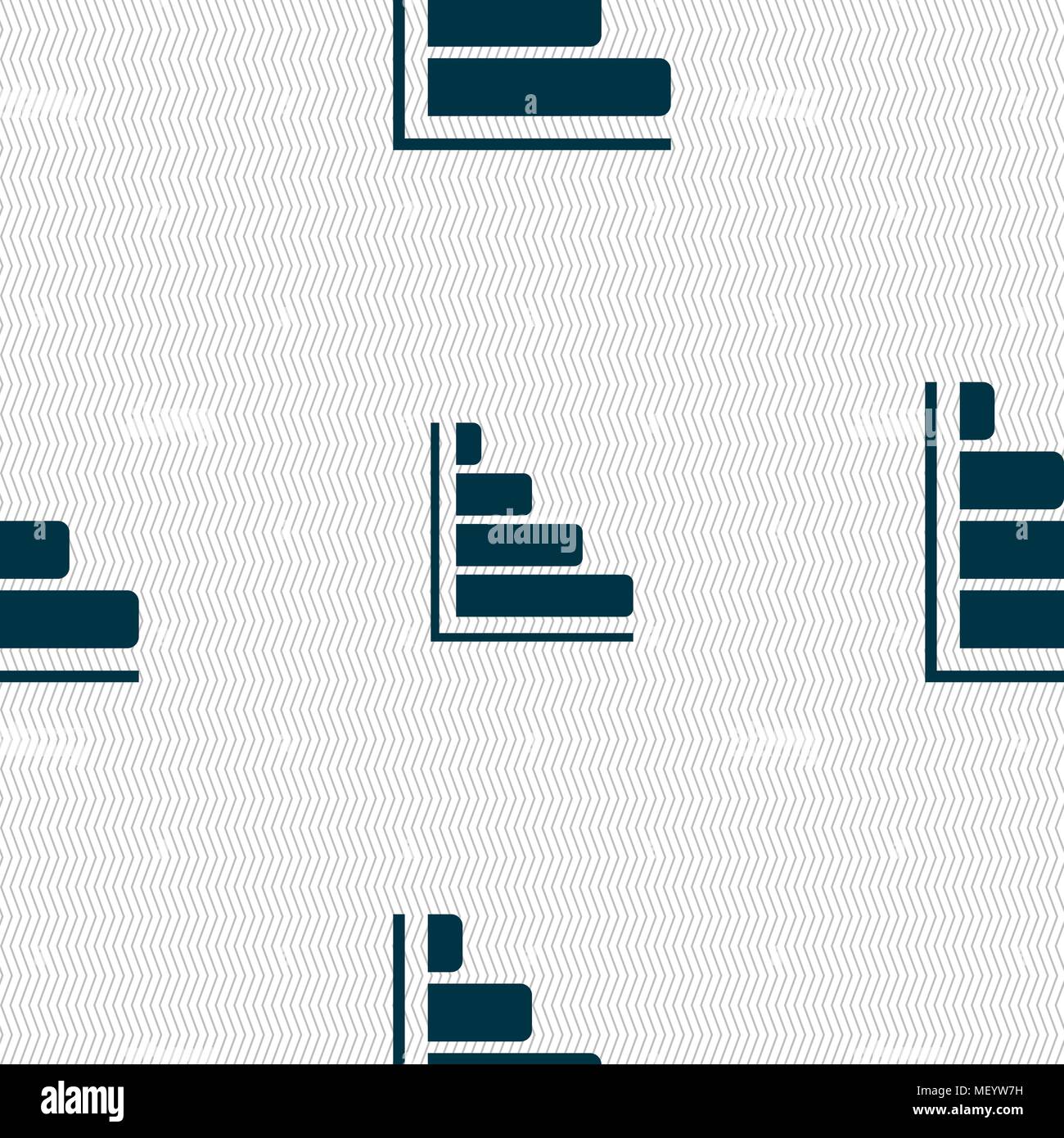 Infographic icon sign. Seamless pattern with geometric texture. Vector ...