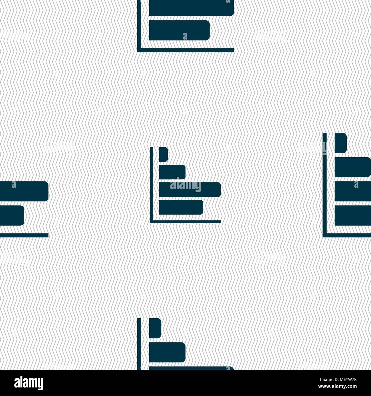 Infographic icon sign. Seamless pattern with geometric texture. Vector ...