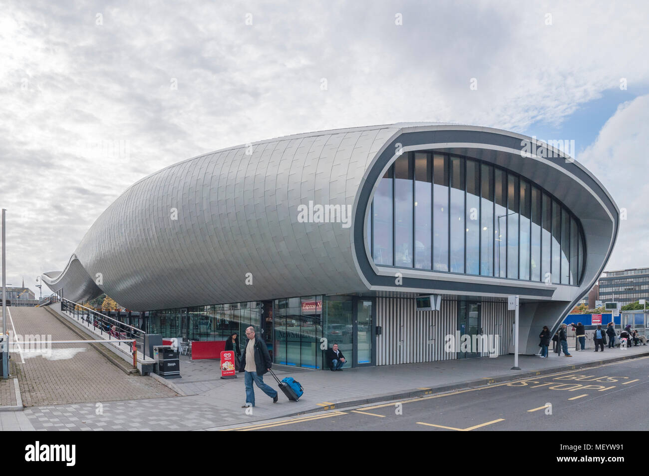 Slough Bus Station by Bblur architects: Phillip Roberts Stock Photo - Alamy