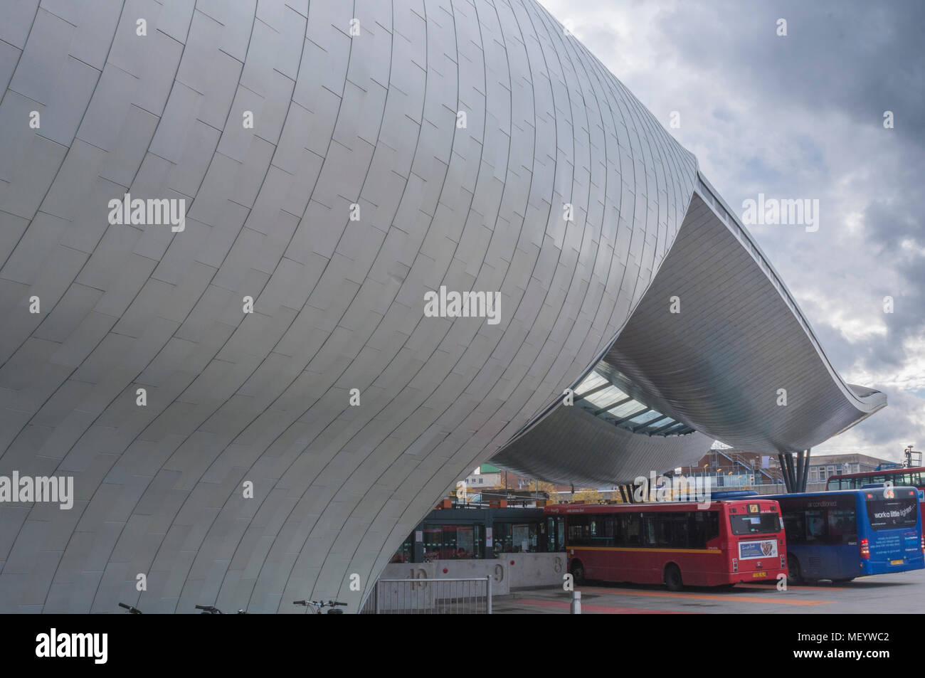 Slough Bus Station by Bblur architects: Phillip Roberts Stock Photo - Alamy