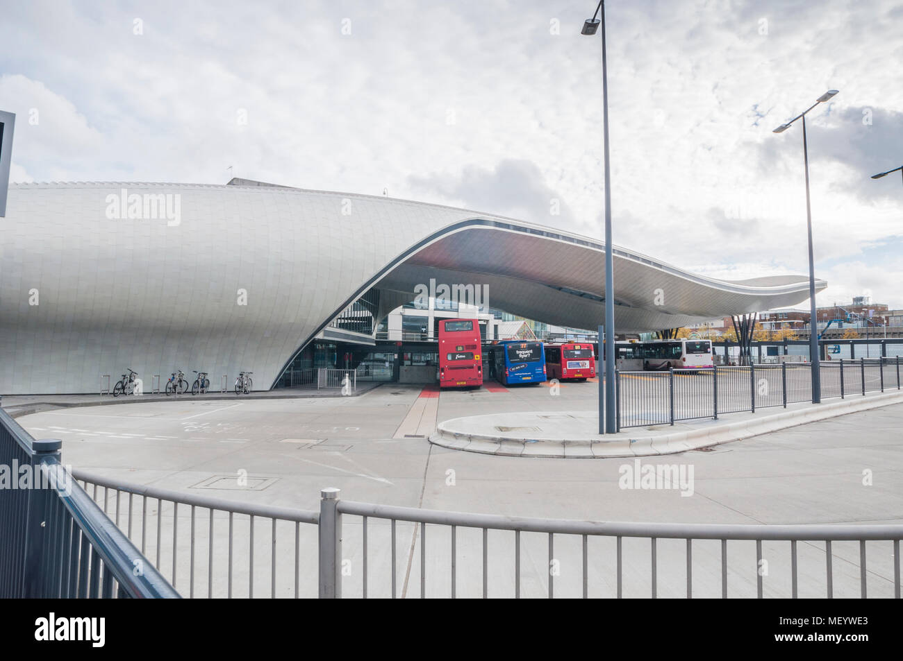 Slough Bus Station by Bblur architects: Phillip Roberts Stock Photo - Alamy