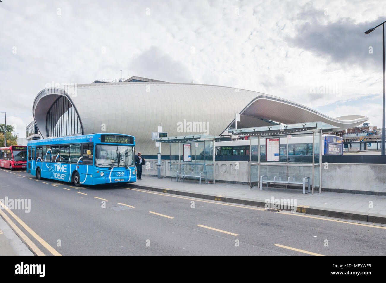 Slough Bus Station by Bblur architects: Phillip Roberts Stock Photo - Alamy