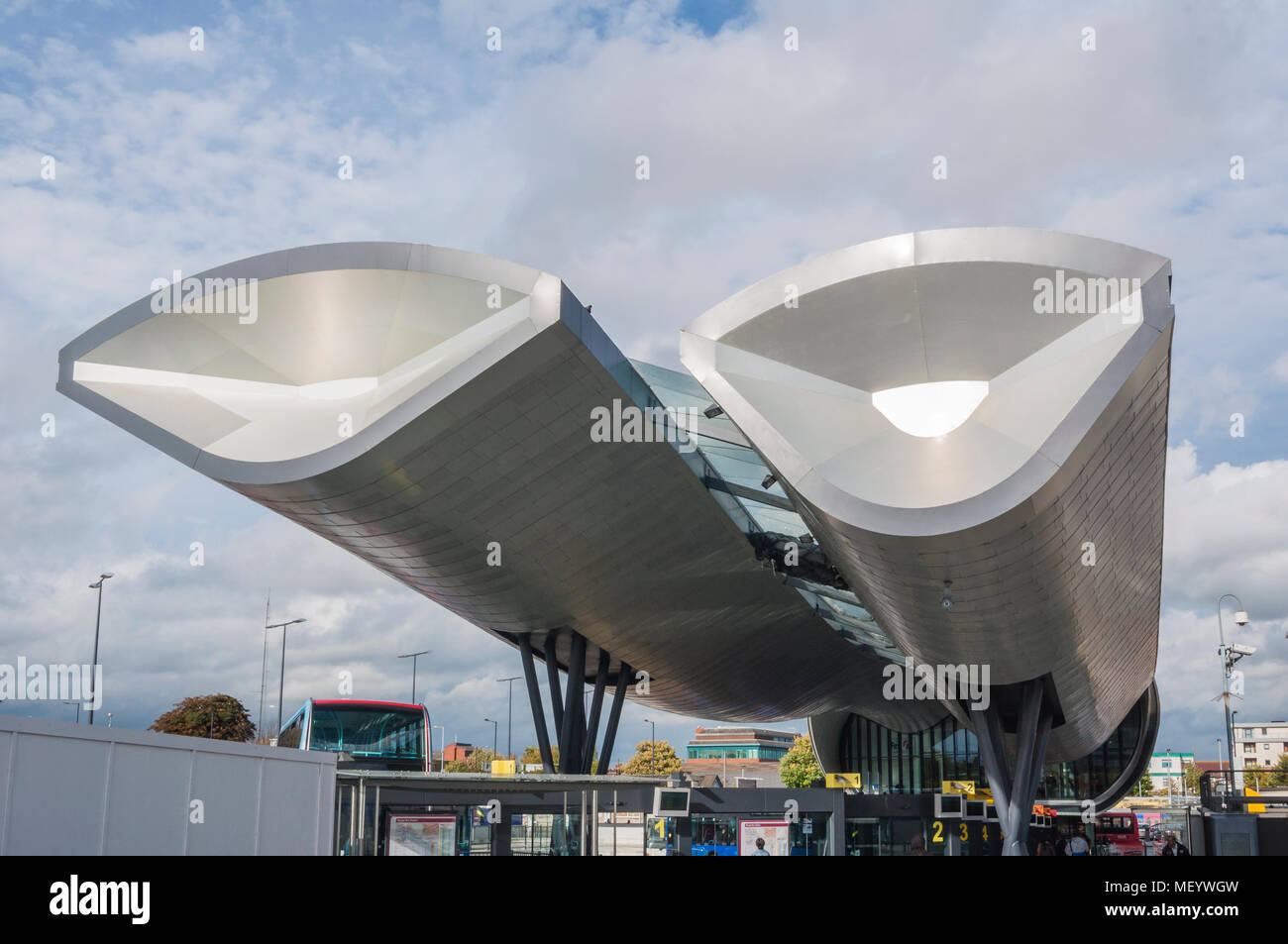 Slough Bus Station by Bblur architects: Phillip Roberts Stock Photo - Alamy