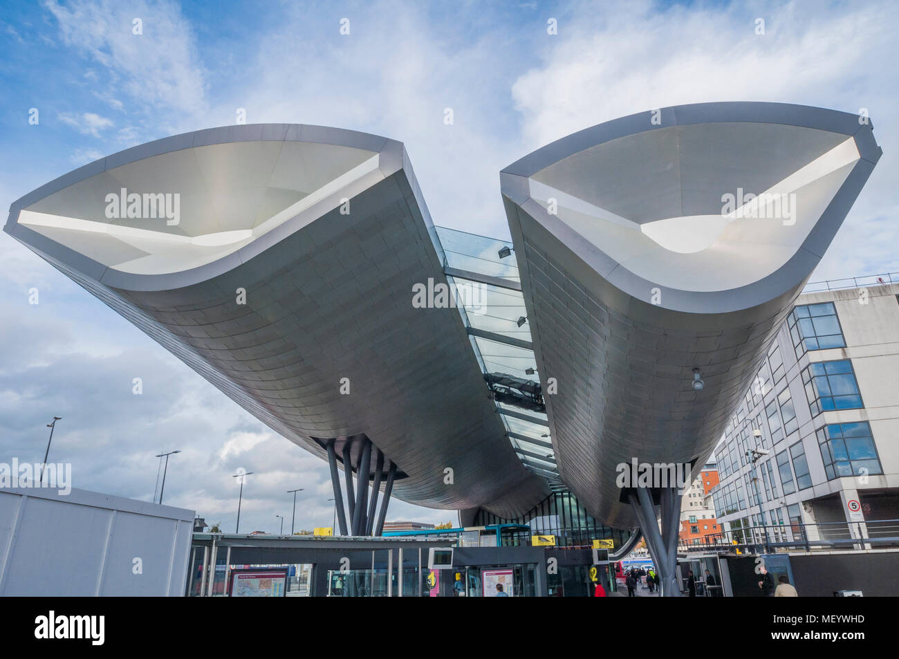 Slough Bus Station by Bblur architects: Phillip Roberts Stock Photo - Alamy