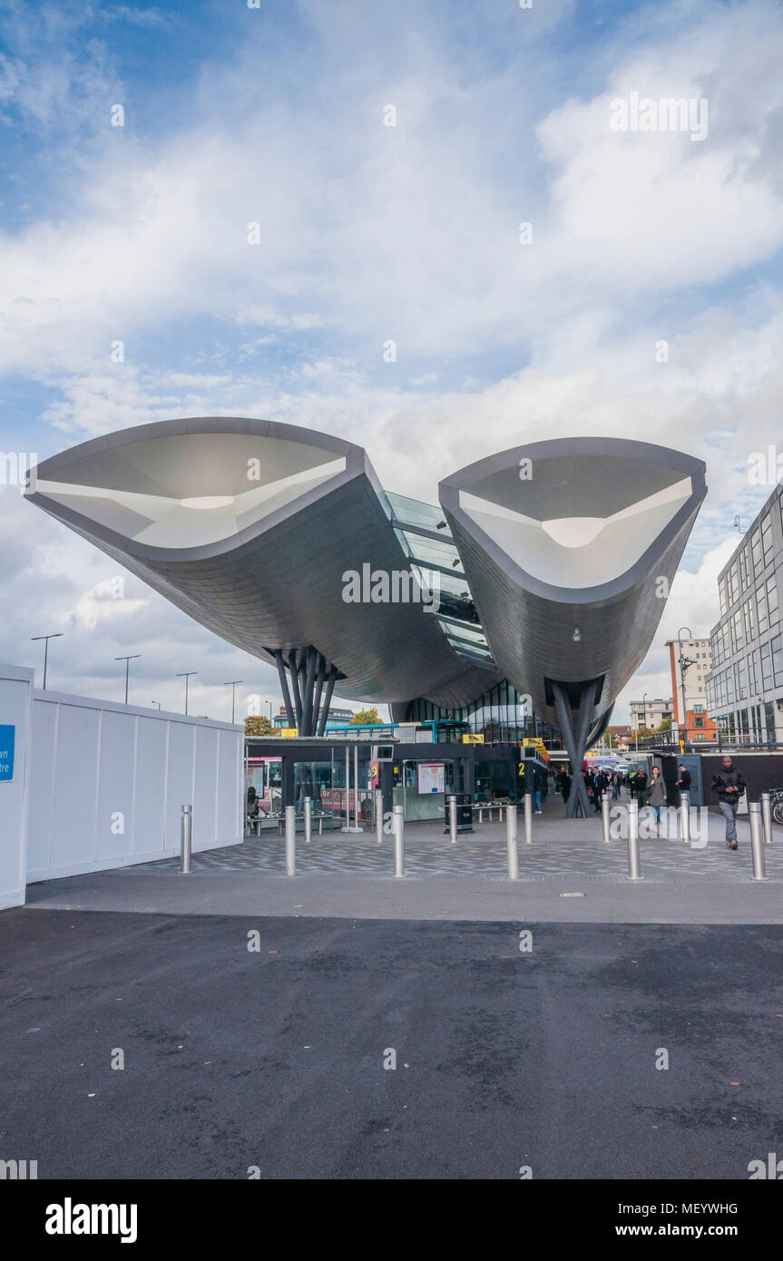 Slough Bus Station by Bblur architects: Phillip Roberts Stock Photo - Alamy