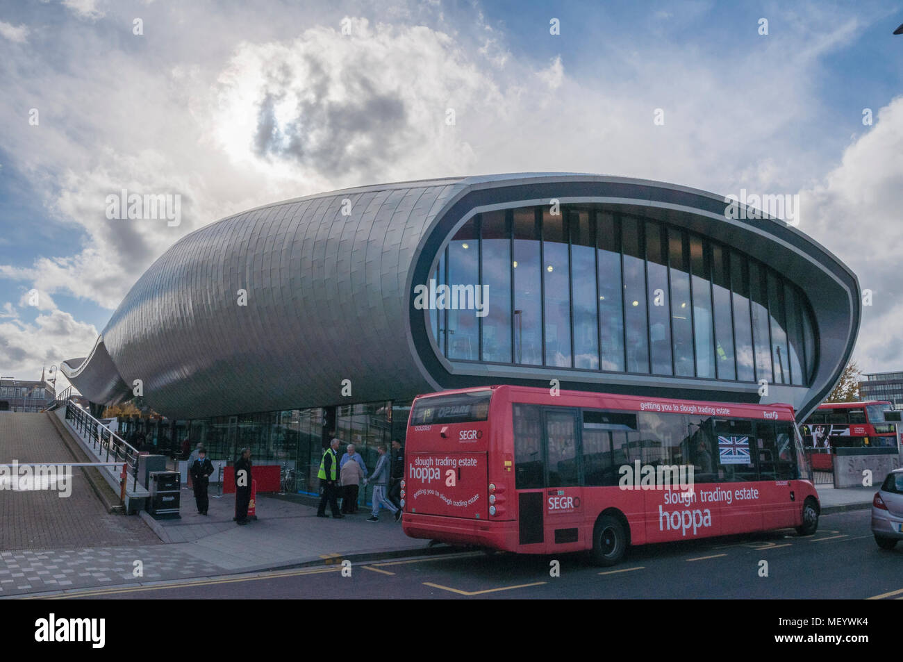 Slough Bus Station by Bblur architects: Phillip Roberts Stock Photo - Alamy