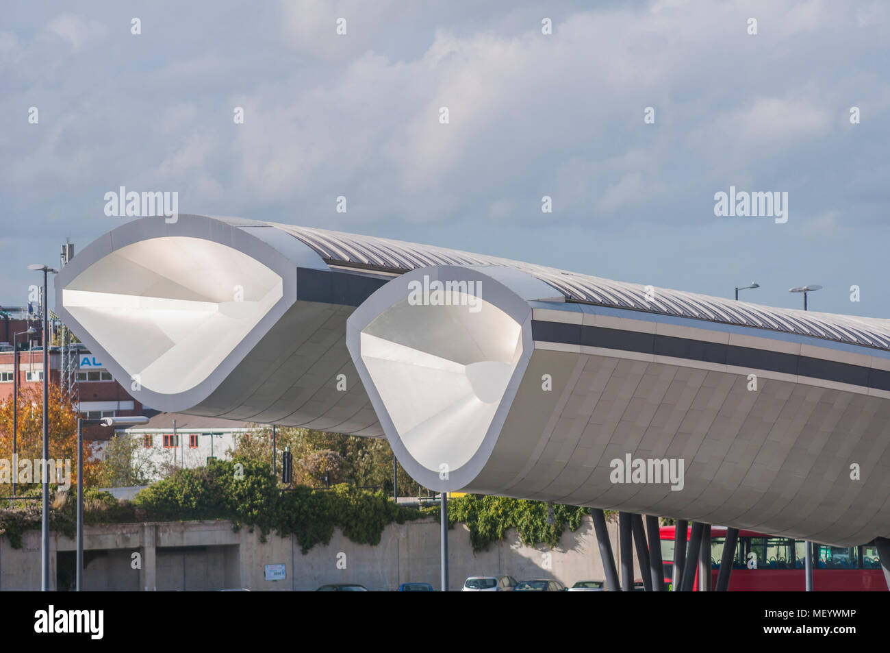 Slough Bus Station by Bblur architects: Phillip Roberts Stock Photo - Alamy