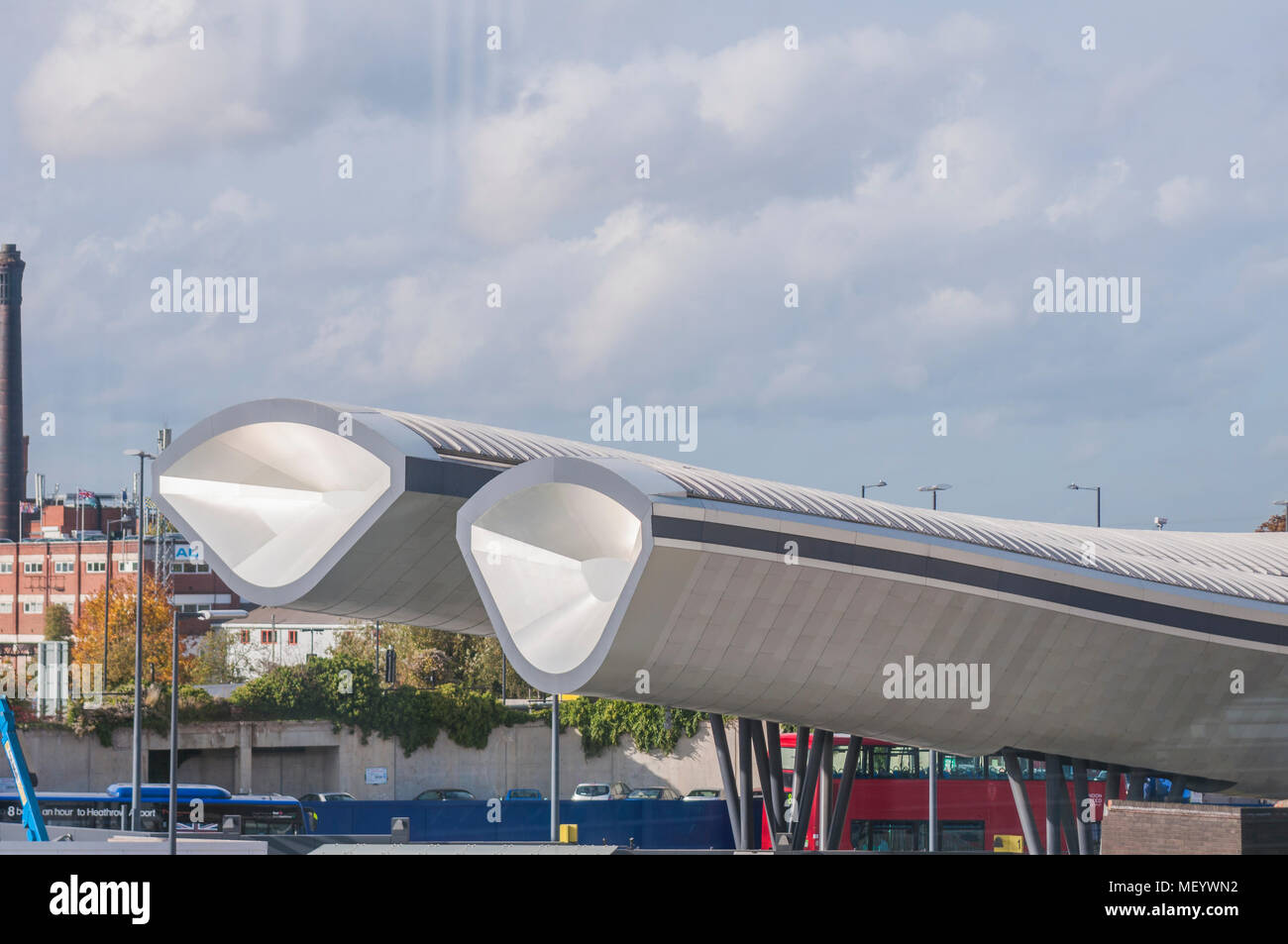 Slough Bus Station by Bblur architects: Phillip Roberts Stock Photo - Alamy