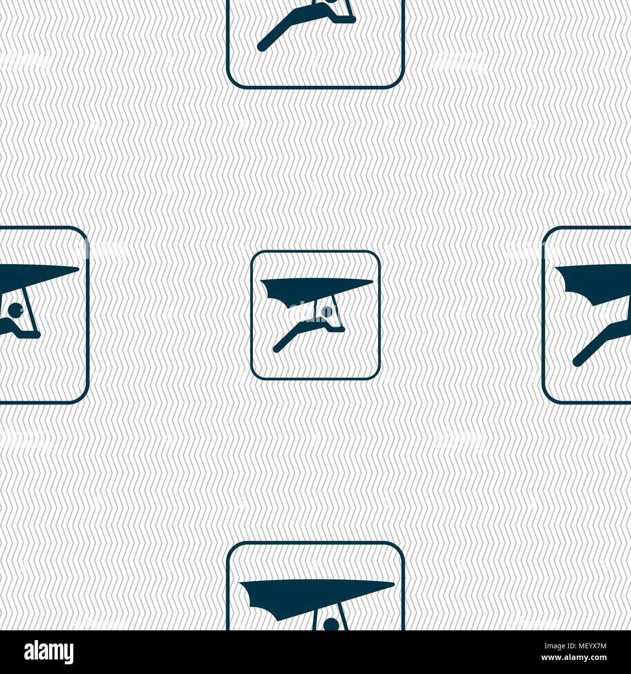 hang-gliding sign. Seamless pattern with geometric texture. Vector ...