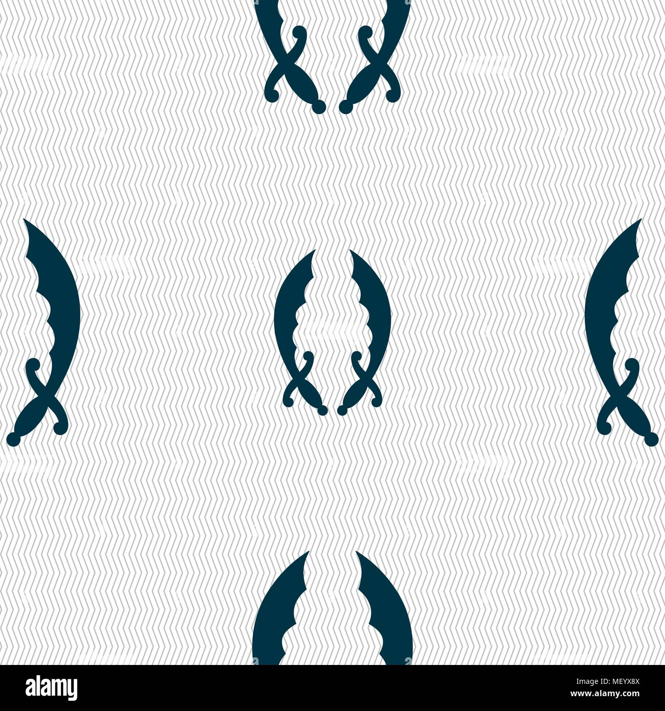 Saber sign. Seamless pattern with geometric texture. Vector ...