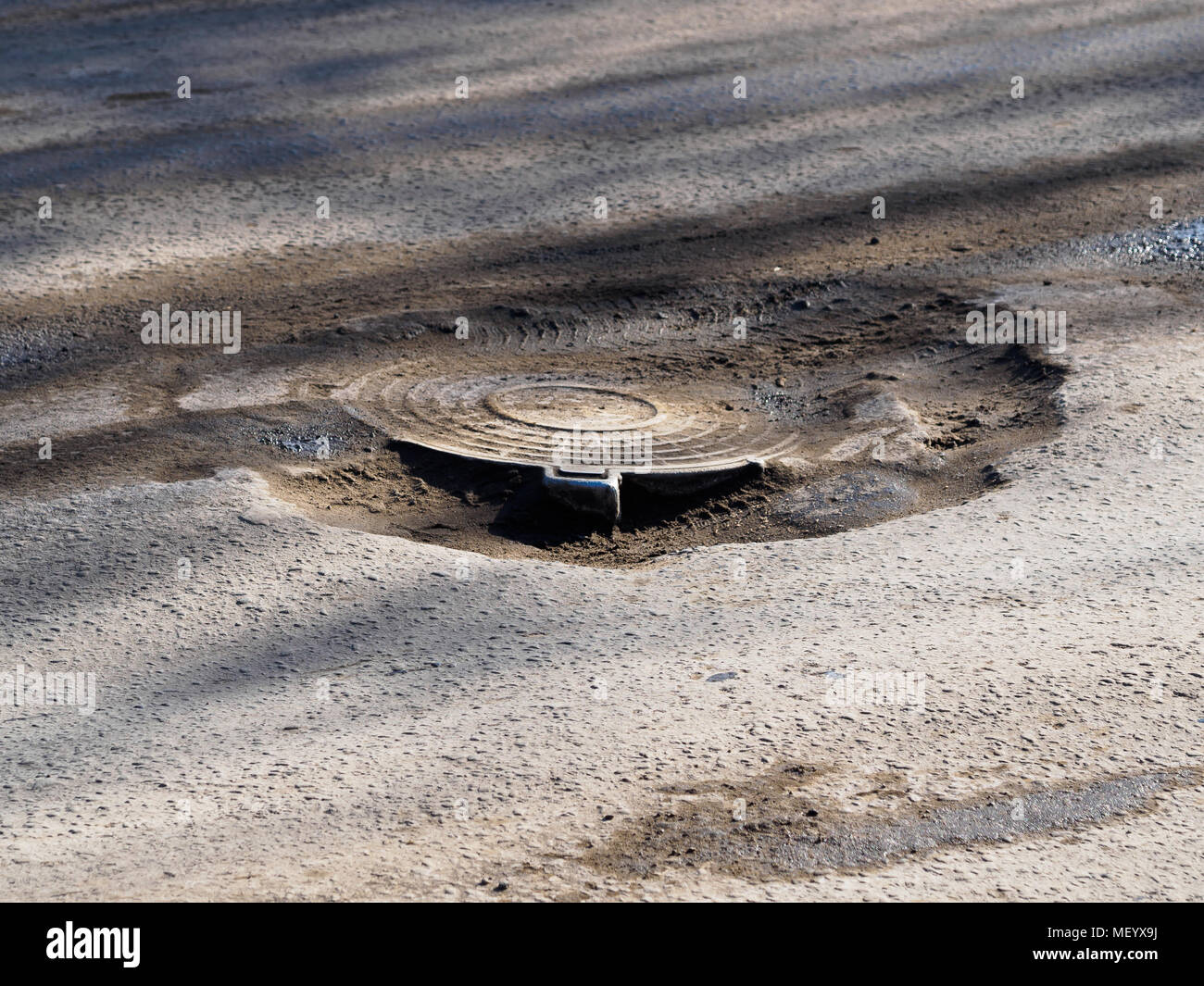 Terrible pit on road hi-res stock photography and images - Alamy