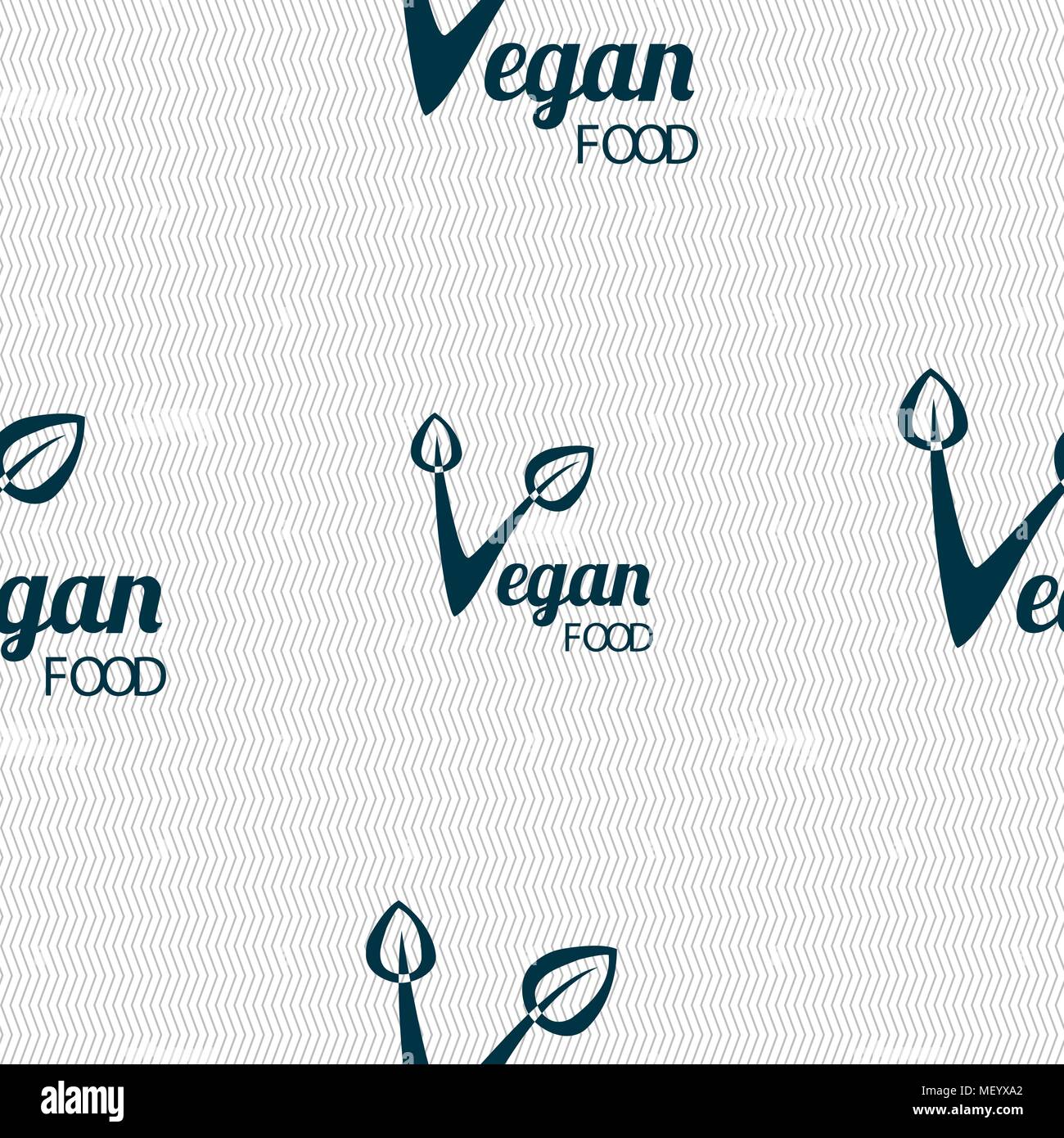 Vegan food graphic design sign. Seamless pattern with geometric texture ...