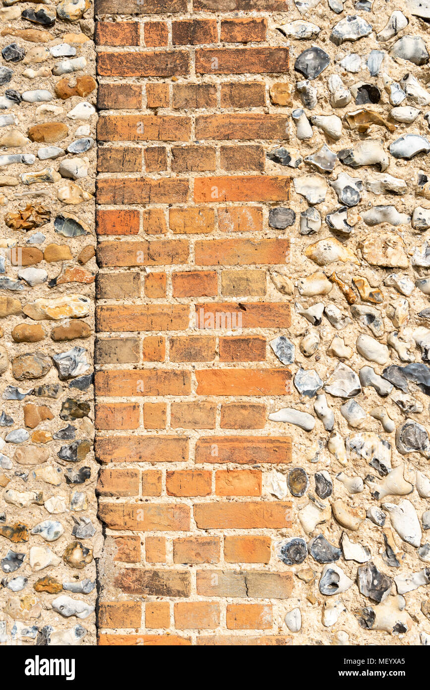 Background flint brick wall hi-res stock photography and images - Alamy
