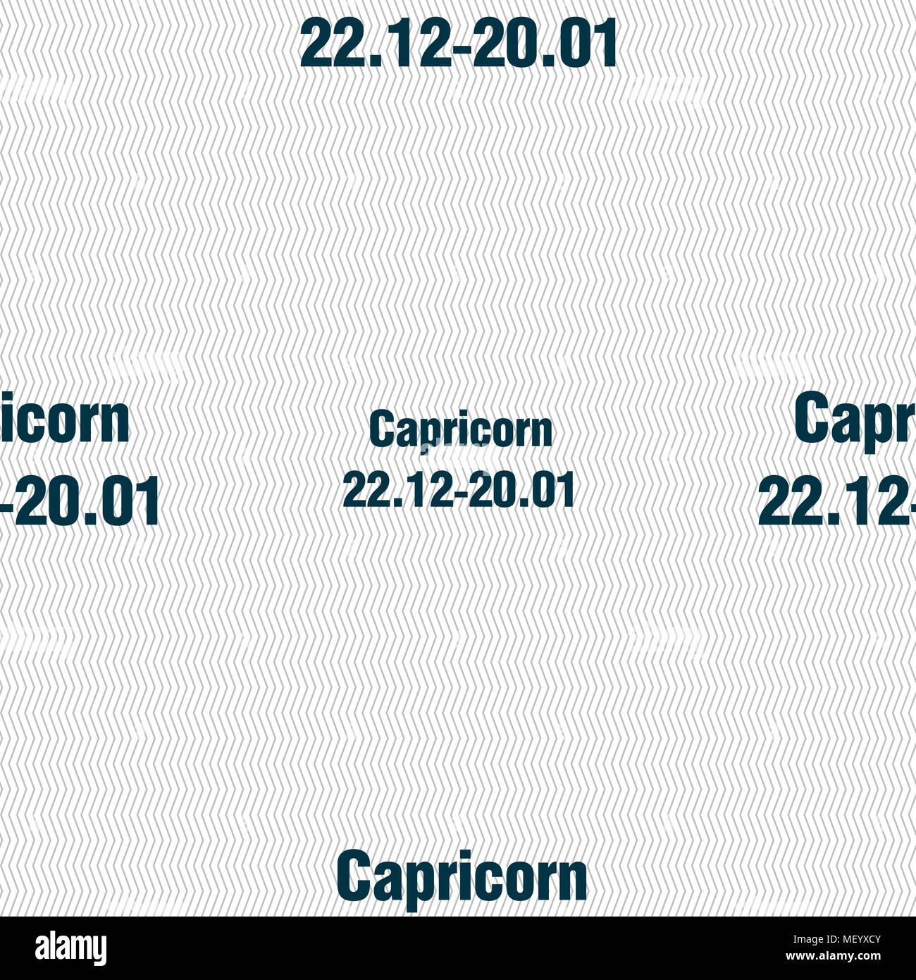 Capricorn sign. Seamless pattern with geometric texture. Vector ...