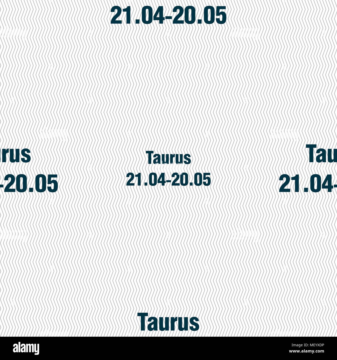 Taurus sign. Seamless pattern with geometric texture. Vector ...