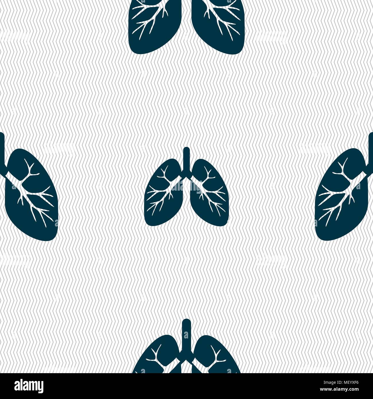 Lungs sign. Seamless pattern with geometric texture. Vector ...