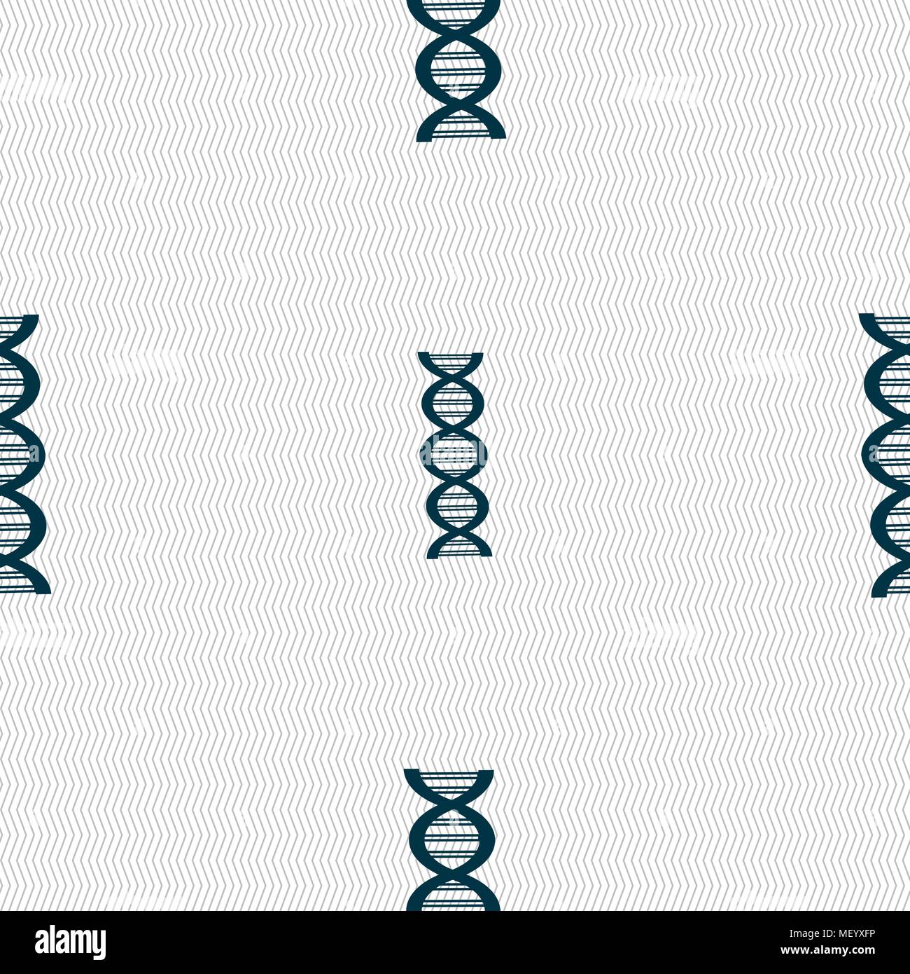 DNA sign. Seamless pattern with geometric texture. Vector illustration ...