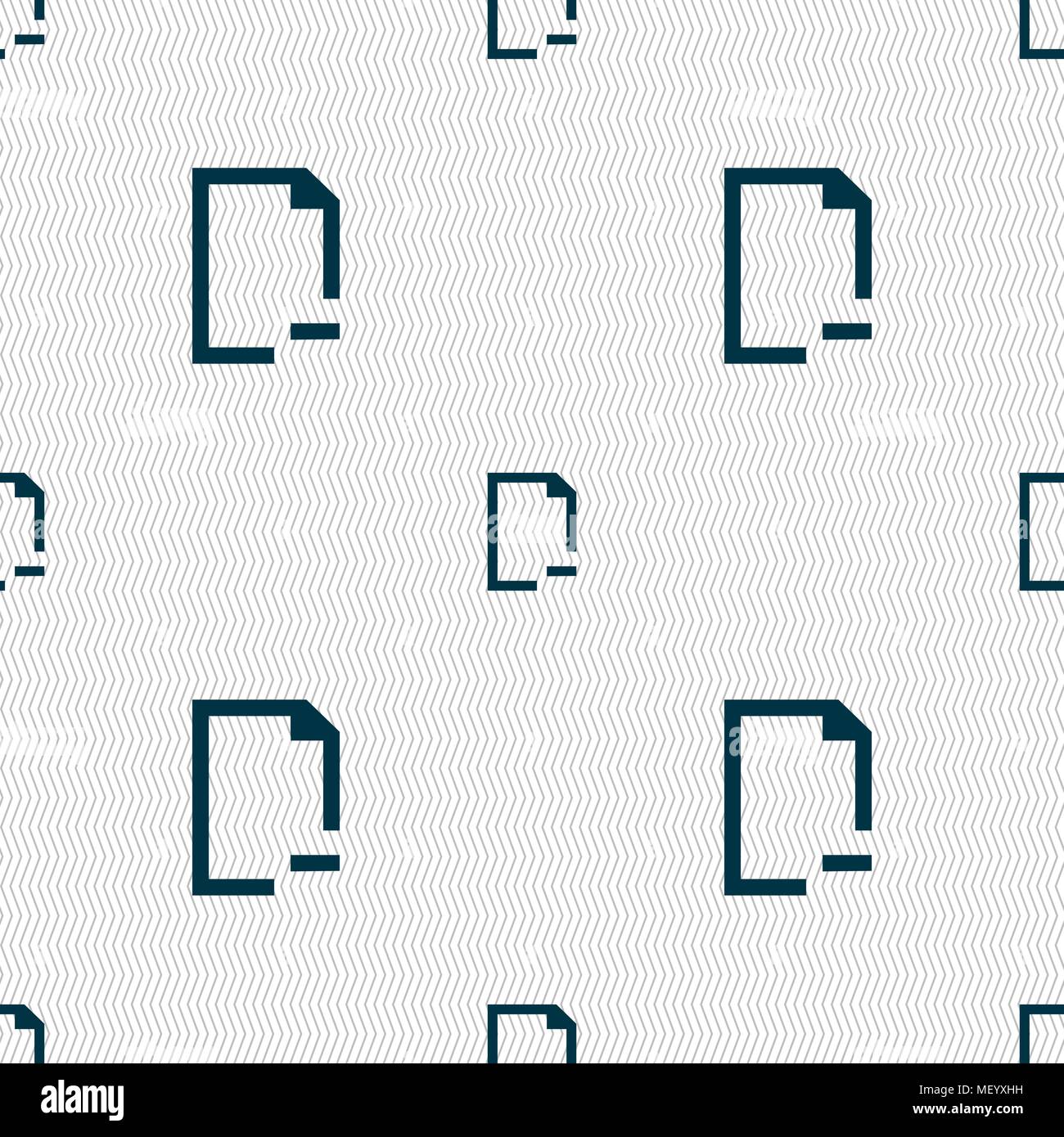Remove Folder icon sign. Seamless pattern with geometric texture. Vector illustration Stock ...
