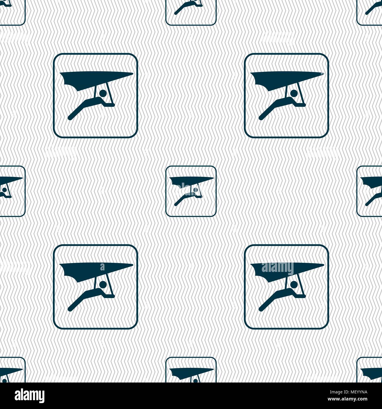 hang-gliding sign. Seamless pattern with geometric texture. Vector ...