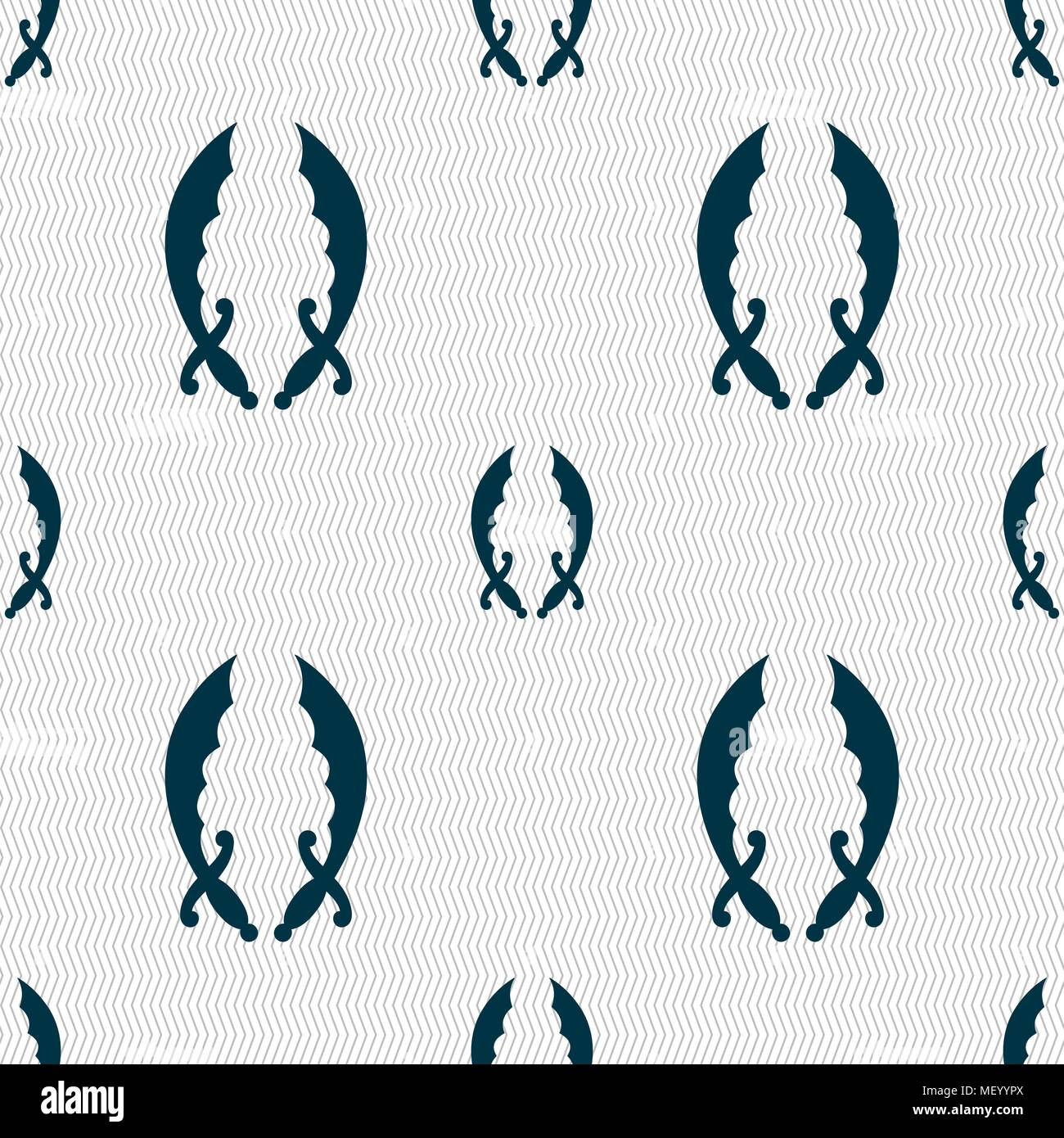 Saber sign. Seamless pattern with geometric texture. Vector ...
