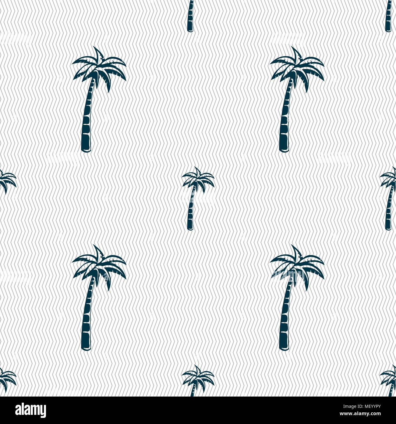 Palm sign. Seamless pattern with geometric texture. Vector illustration ...