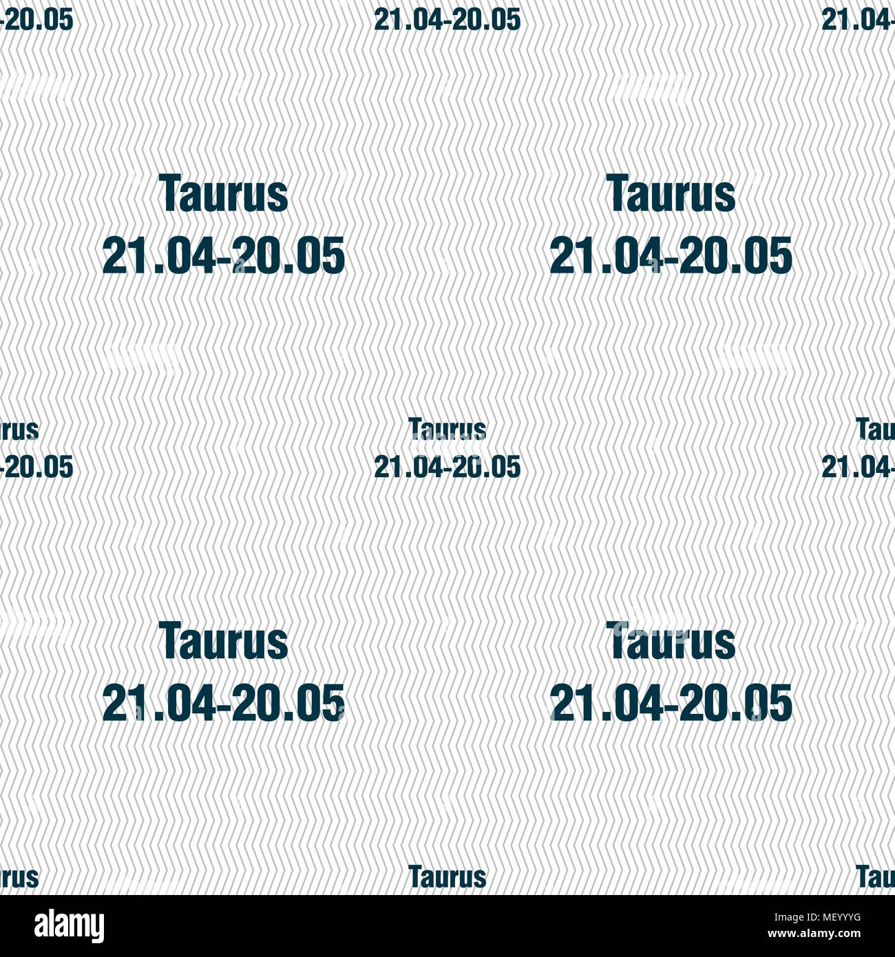 Taurus sign. Seamless pattern with geometric texture. Vector ...