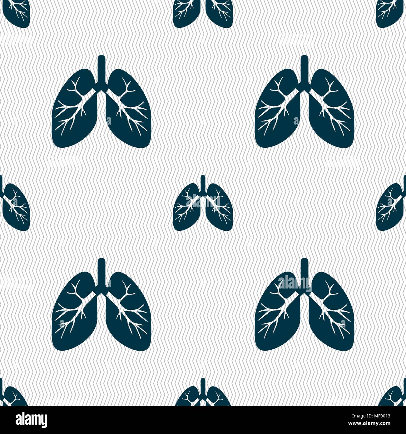 Lungs sign. Seamless pattern with geometric texture. Vector ...