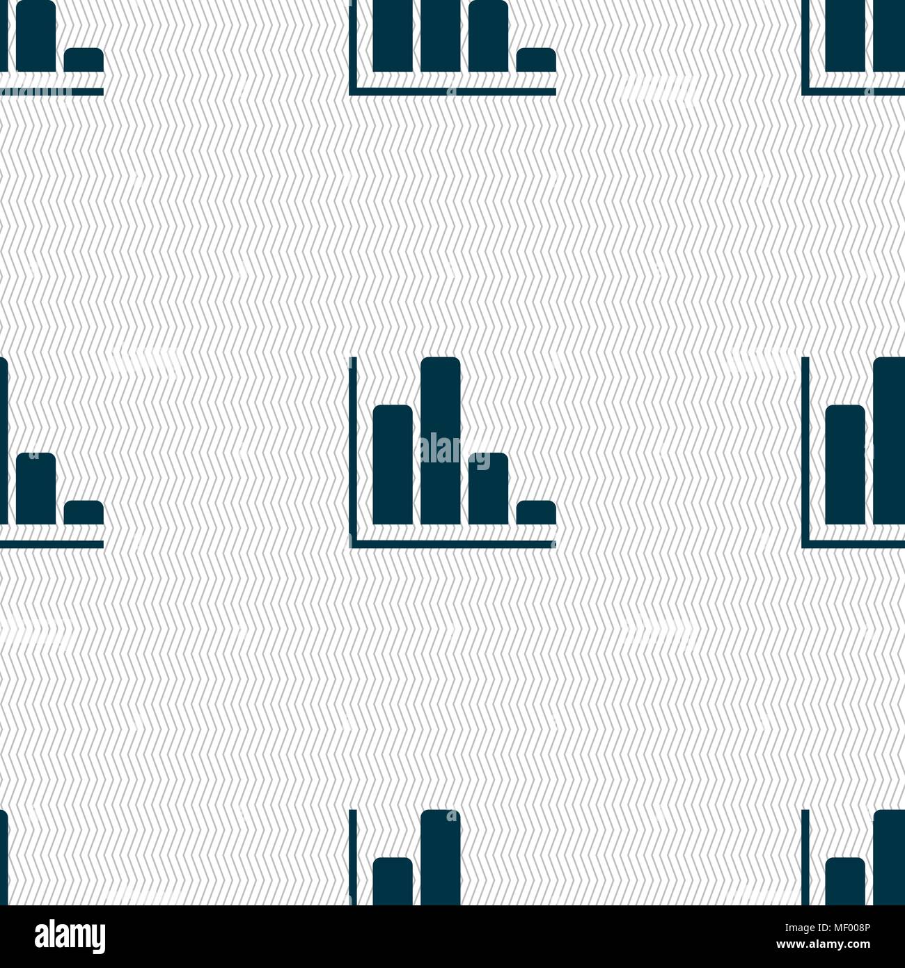 Infographic icon sign. Seamless pattern with geometric texture. Vector ...