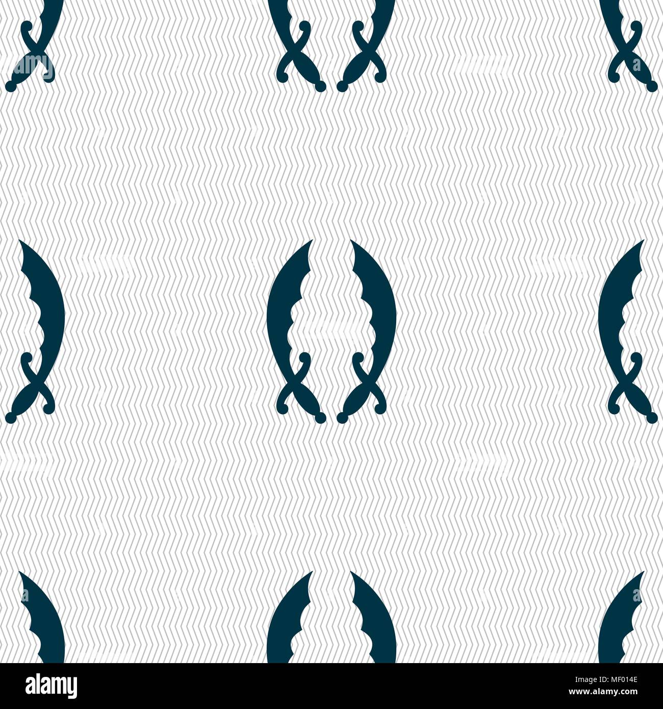 Saber sign. Seamless pattern with geometric texture. Vector ...
